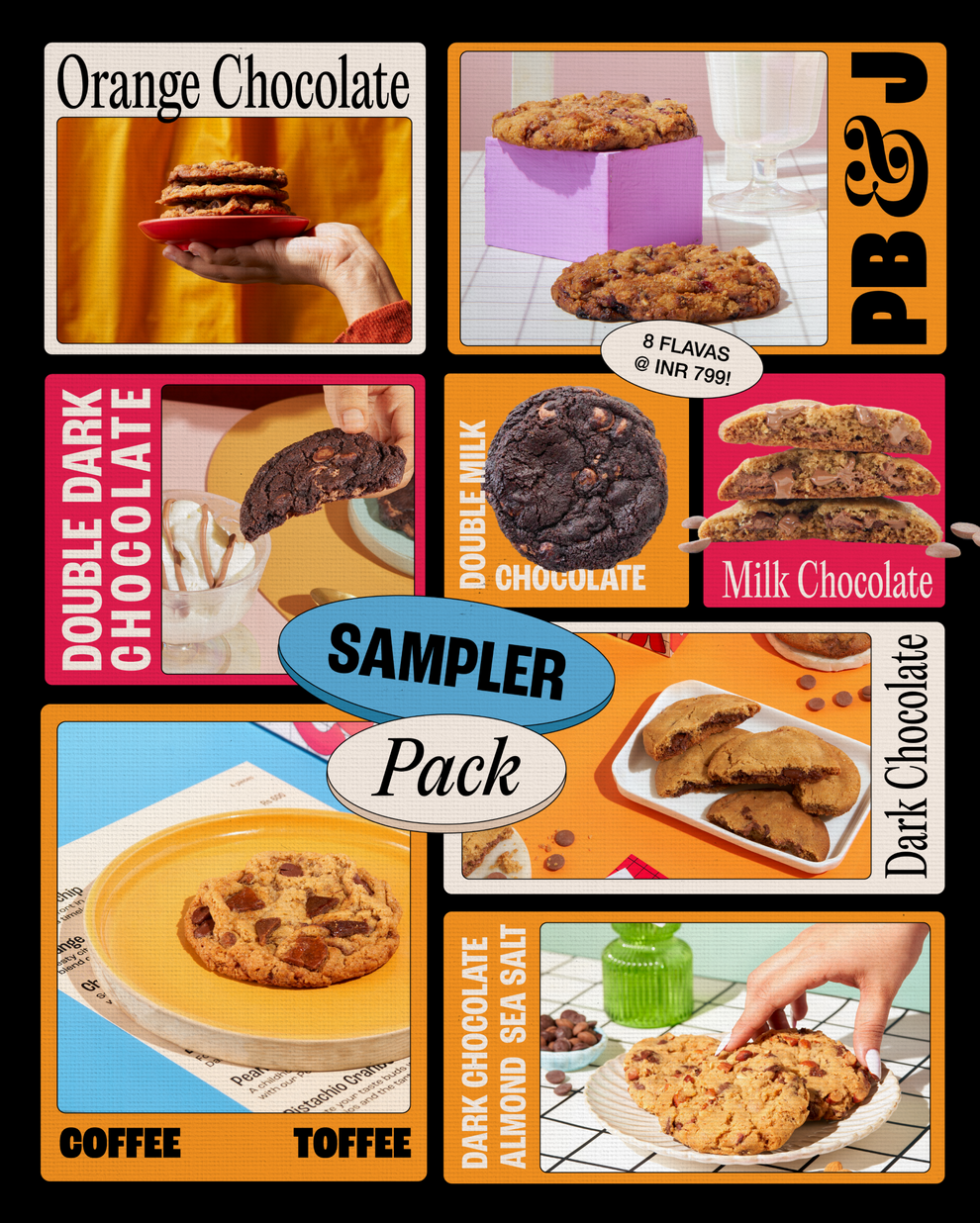 8 Cookie Sampler Pack – Naughty Dough